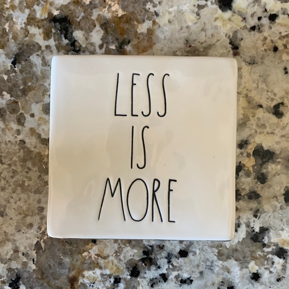 Rae Dunn | Accents | Rae Dunn Less Is More More Is Less | Poshmark